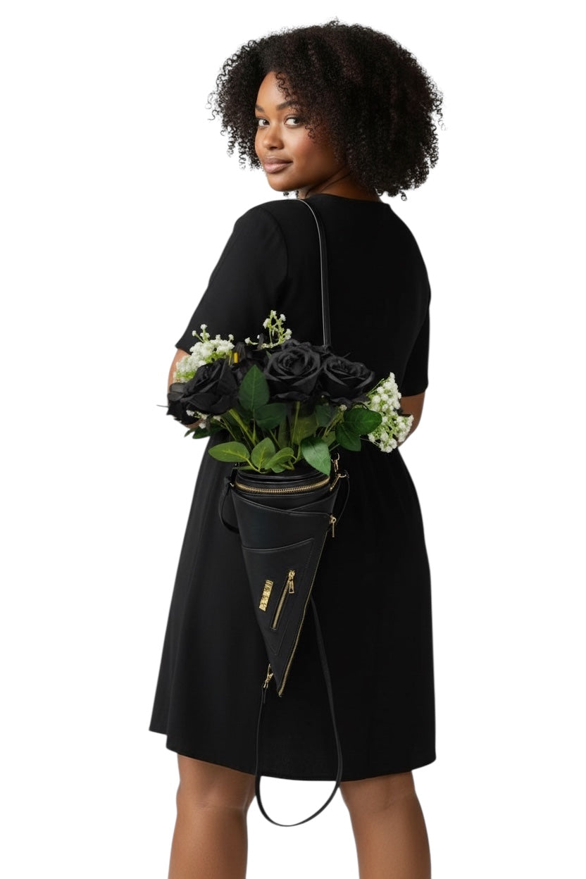 Berchell Bouquet Bag Black – by Afrooklynman